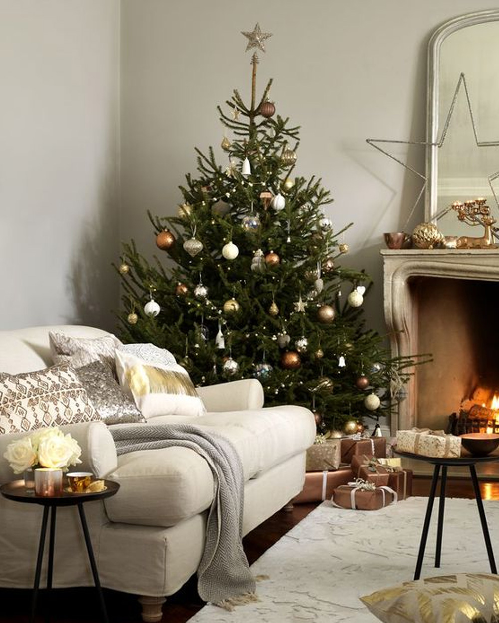 27 metallic Christmas decorations that will make your decor glitter