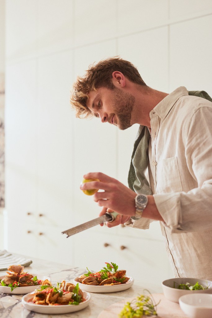 Fashion Quarterly | Hercules Noble's Cloudy Bay clams with nduja