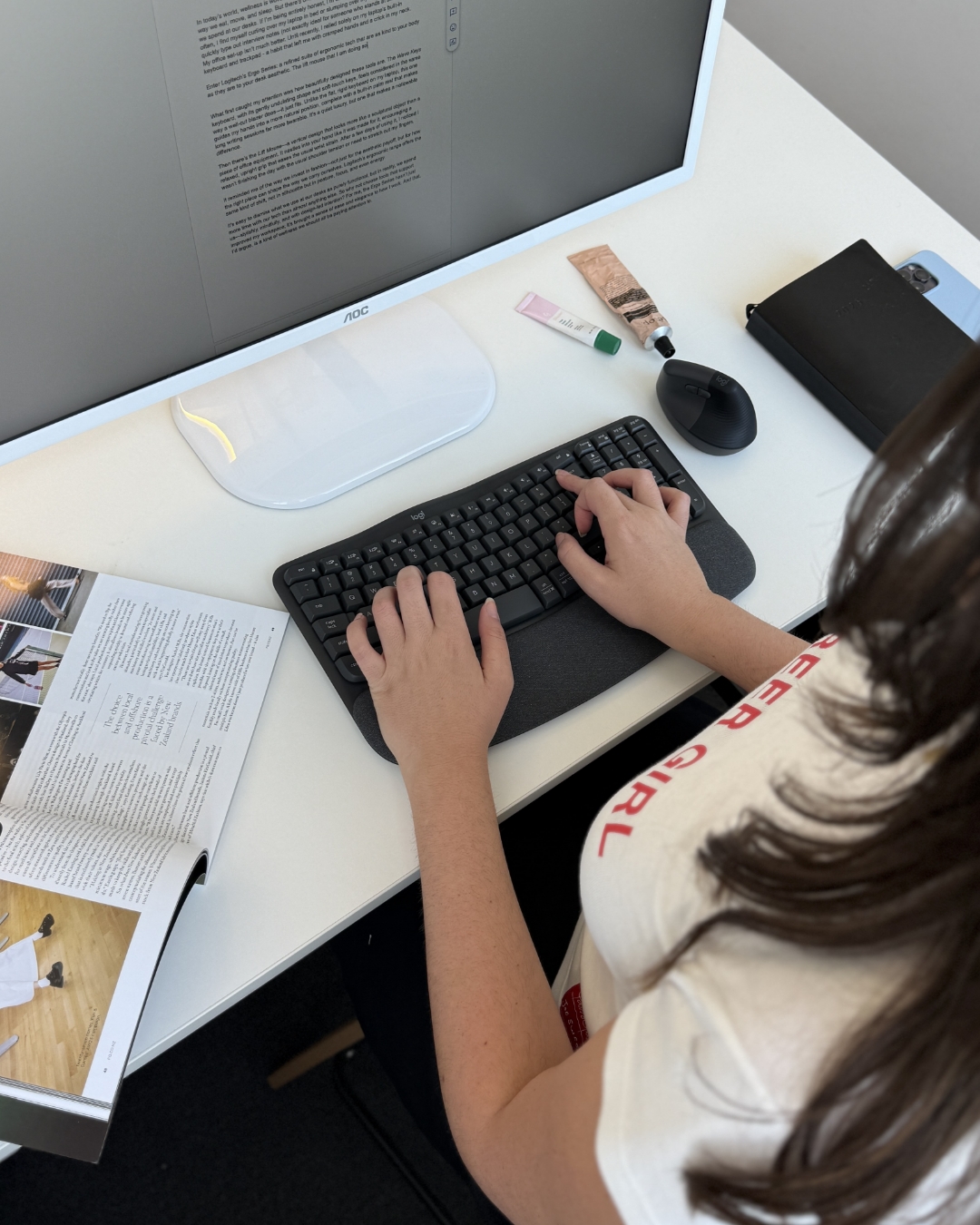 FQ | 'Career Girl' meets ergonomic design: We trial Logitech's Ergo Series