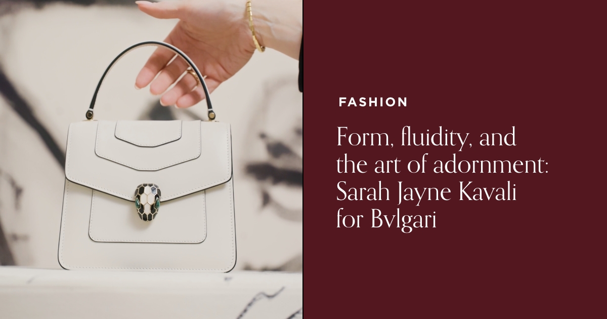 FQ | Form, fluidity, and the art of adornment: Sarah Jayne Kavali for ...