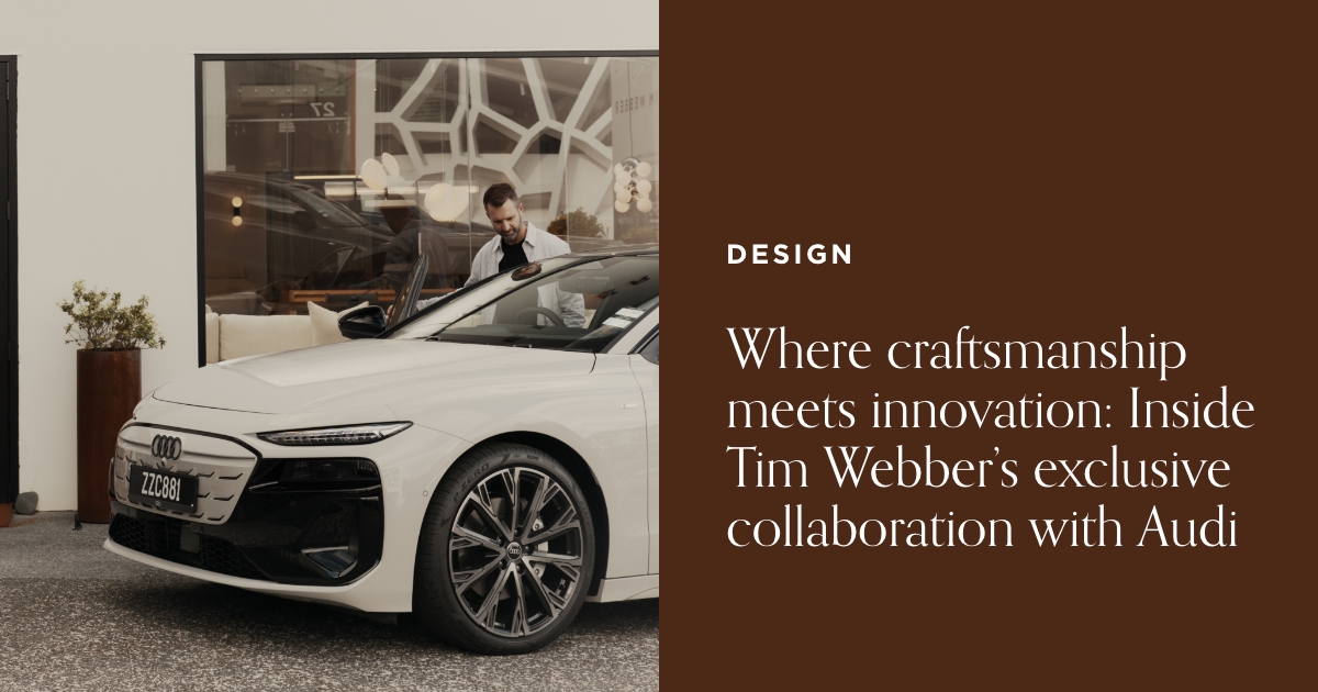 Fashion Quarterly | Inside Tim Webber’s exclusive collaboration with Audi